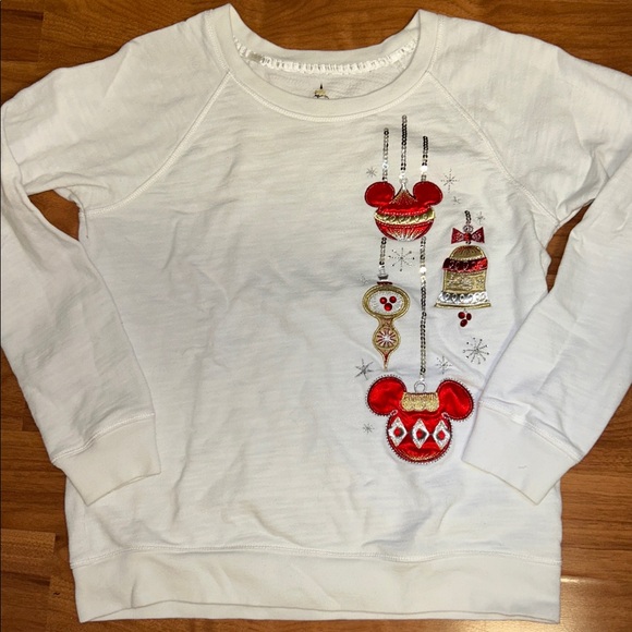 Disney | Sweaters | Disney Holiday Christmas Sweater With Red And Gold ...